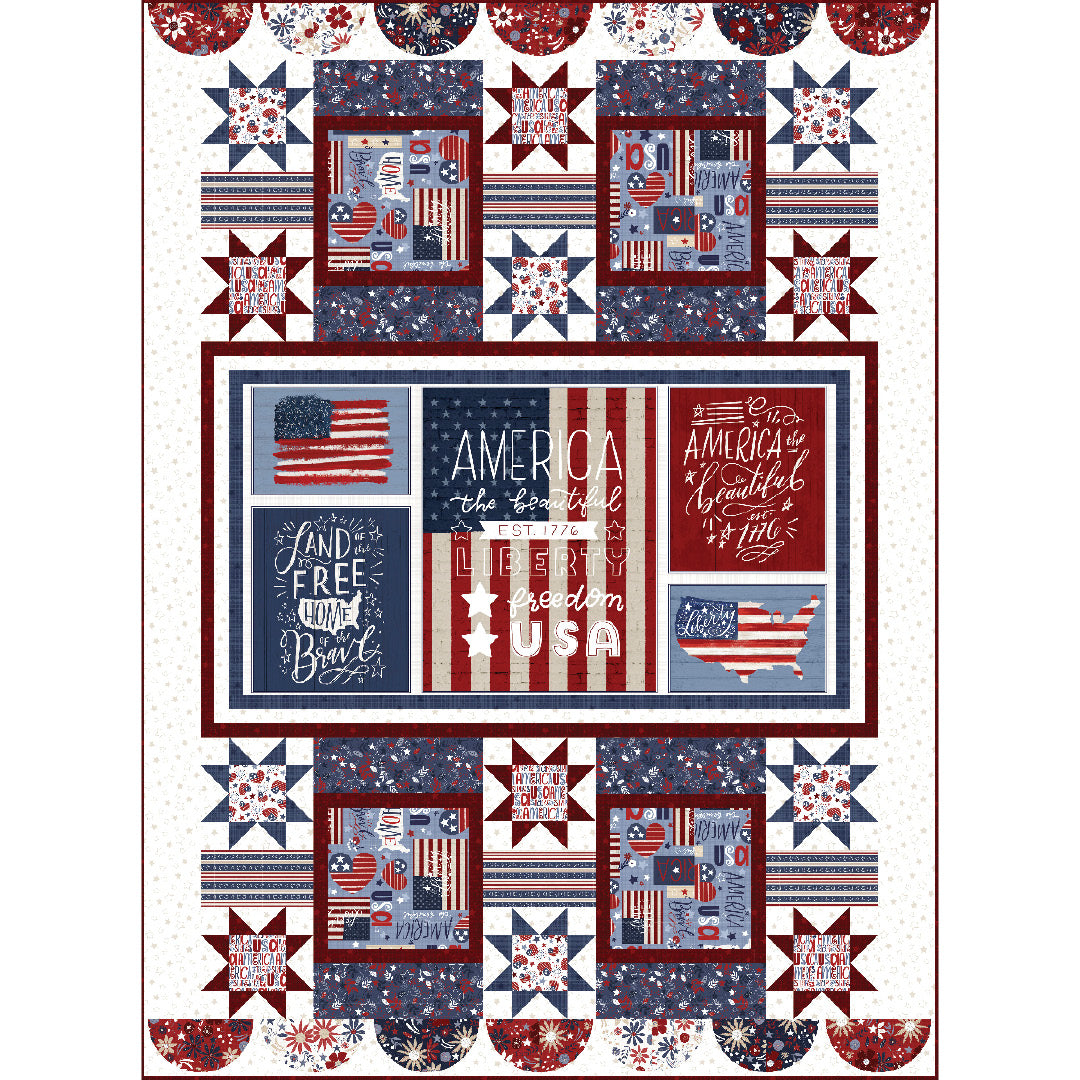 America The Beautiful Quilt Pattern