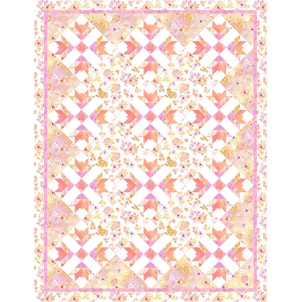 Painted PetalsQuilt #1 & #2 by Cyndi HersheyAvailable Now! – P&B Textiles