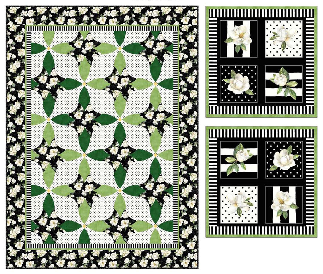 Magnolia Flower Quilt Pattern