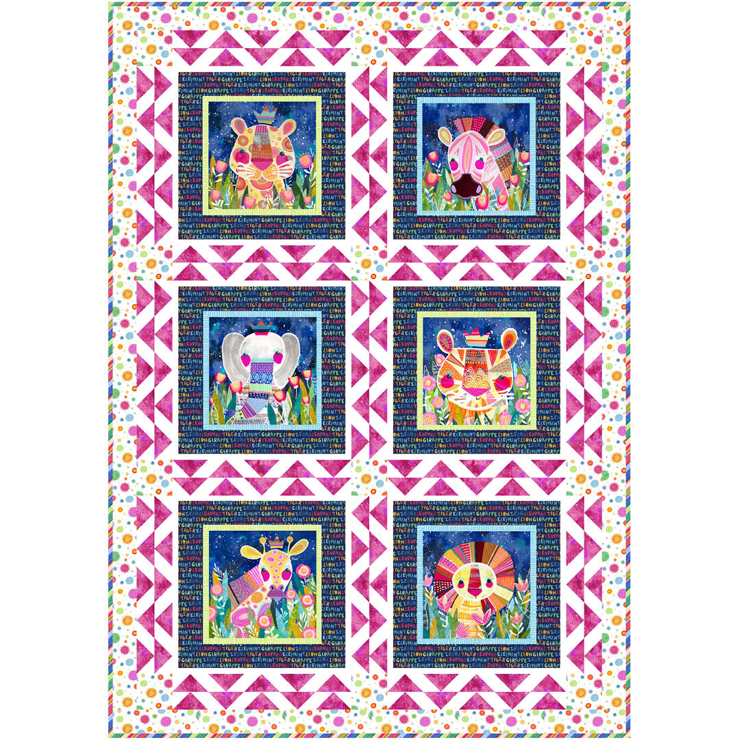 Wild At HeartQuilt by Gina GempesawAvailable Now – P&B Textiles